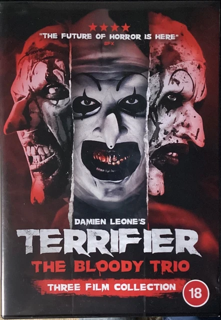 TERRIFIER: THE BLOODY Trio /Terrifier 1+2+3~DVD Boxset~3 Discs~2024 EUR ...