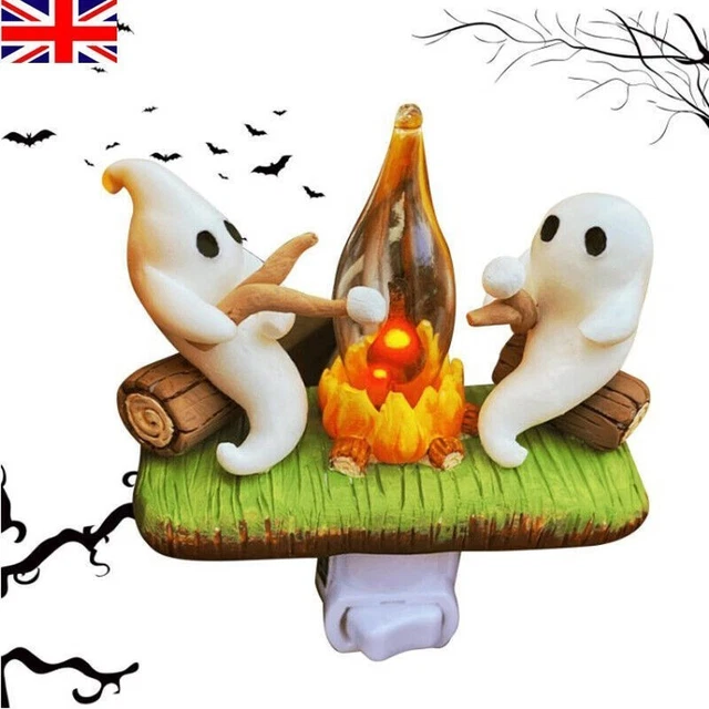 GHOST CAMPFIRE FLICKERING Nightlight,Fire Marshmallow Nightlight ...