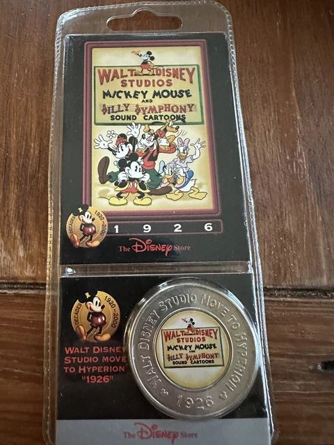 DISNEY DECADES COIN = 1926 Disney Studio move to HYPERION # 16 - Sealed ...