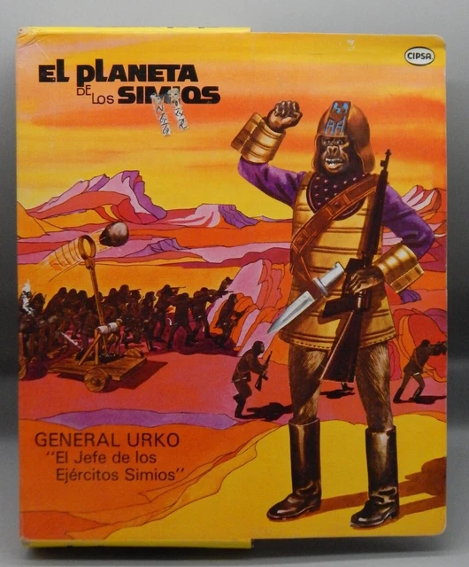1974 MEGO PLANET OF THE APES General Urko CIPSA Mexico VARIANT Sealed ...