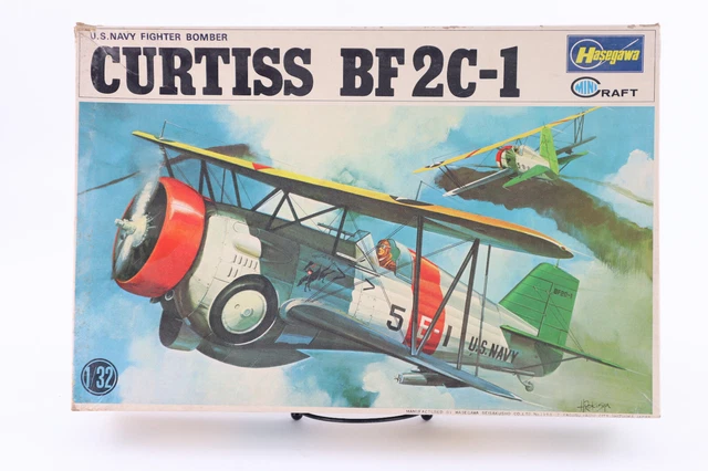 HASEGAWA MINI CRAFT 1:32 US Navy Fighter Bomber Curtiss BF 2C-1 NEW JS ...