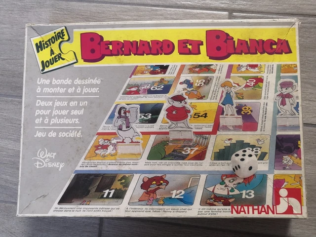 JEUX DE SOCIÉTÉ Bernard et Bianca Nathan histoire à jouer Walt Disney ...