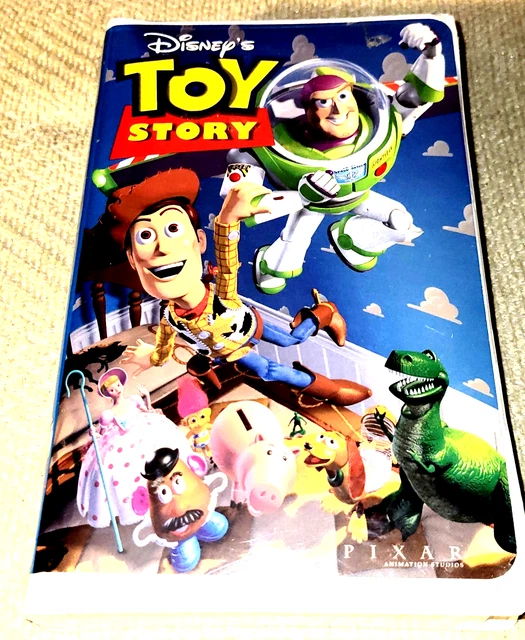 TOY STORY VHS 1995 Disney Pixar Original Movie Animation Clamshell ...