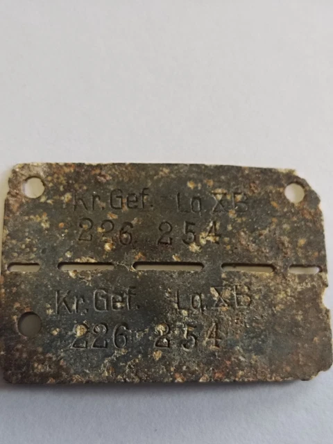 GERMAN WW2 PRISONER Of War Stalag XB Identity Tag £30.00 - PicClick UK