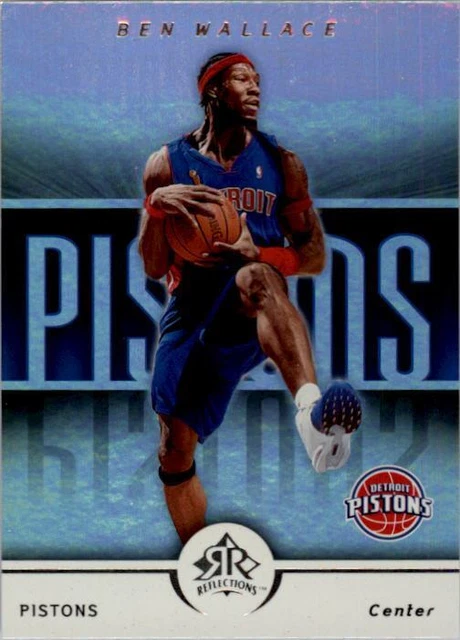 2005-06 REFLECTIONS DETROIT Pistons Basketball Card #29 Ben Wallace EUR ...