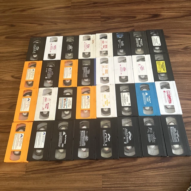LOT OF 32 Kid Children Family VHS Disney Barney Thomas Blues Clues ...