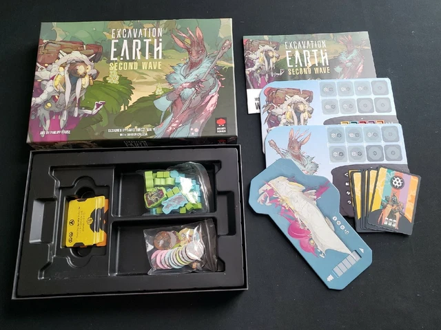 EXCAVATION EARTH: SECOND Wave (Board Game Expansion) 2021 Mighty Boards ...