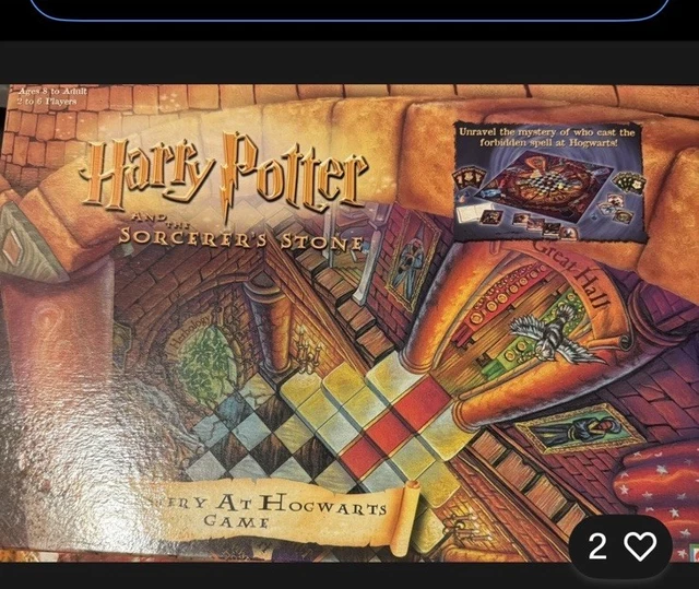 HARRY POTTER AND The Sorcerers Stone At Hogwarts Board Game New Sealed ...
