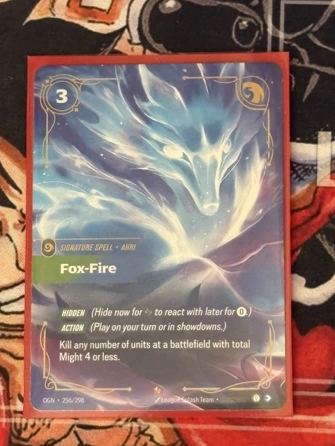 RIFTBOUND TCG LEAGUE Of Legends Origins Epic Fox Fire 256/298 NM Card ...