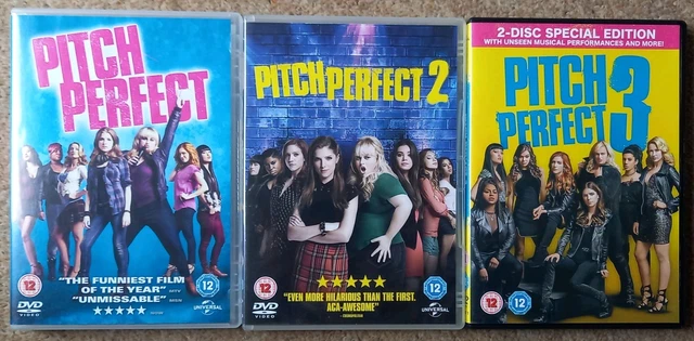 PITCH PERFECT TRILOGY DVD Set, Movies 1-3 Including Special Edition ...