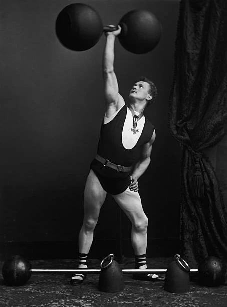 FAMOUS BODYBUILDER & Strongman Eugene Sandow C1900 6 Old Photo $9.00 ...