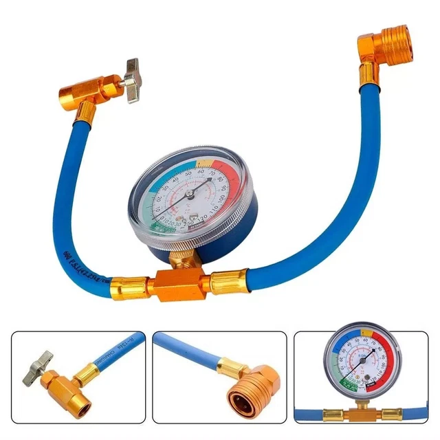 CAR AC AIRCON R134A Air Con Conditioning Top up Topup Refill Regas DIY ...