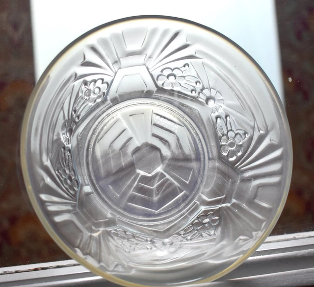 VINTAGE ART DECO PERIOD JOBLING GLASS BOWL c1930 £39.99 - PicClick UK