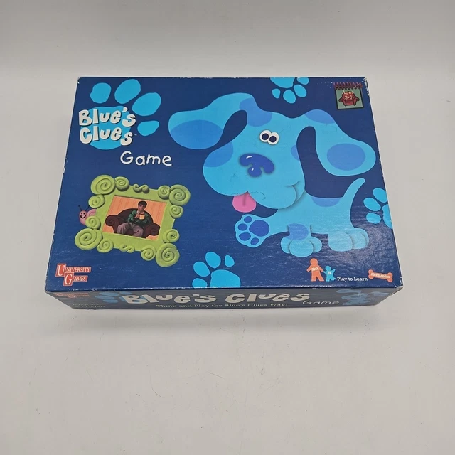 BLUES CLUES BOARD Game By University Games Steve 1998 Nick Jr COMPLETE ...