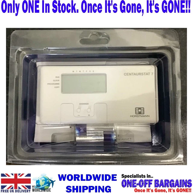 HORSTMANN CENTAURSTAT 7 Central Heating 7 Day Programmable Thermostat ...