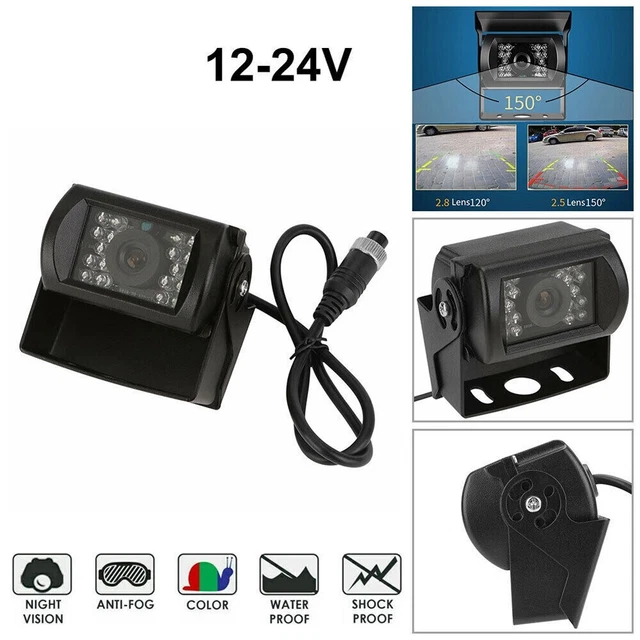 4PIN REVERSE CAMERA IR Rear View In-Car Parking Assistance Parts Truck ...