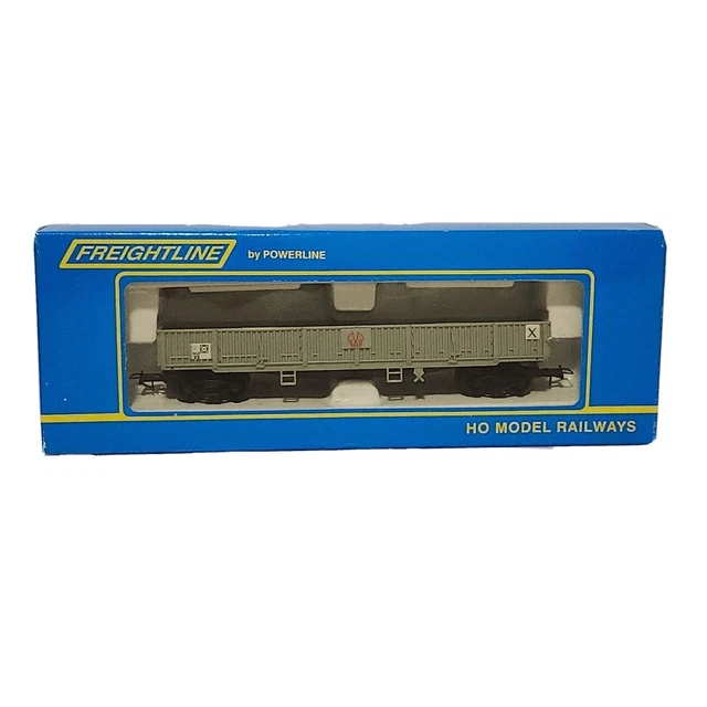 POWERLINE P672 RIBBED GONDOLA SAR LIVERY MODEL HO SCALE Vintage ...