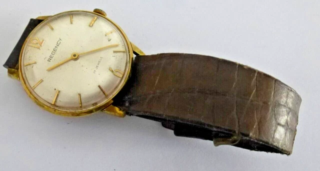 GENT'S VINTAGE REGENCY 17 Jewels Hand Winding Mechanical Wristwatch £23 ...
