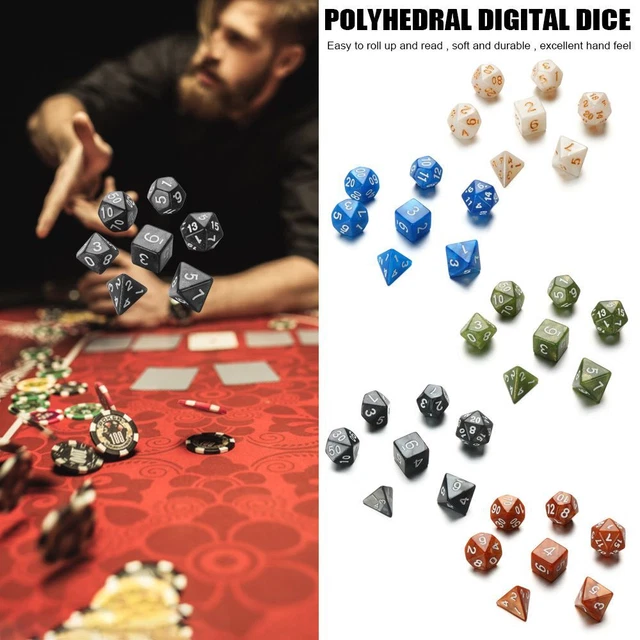 FOR TRPG DND Game Accessory Board Game Dice Set Leisure Entertainment Toys $6.83 - PicClick AU