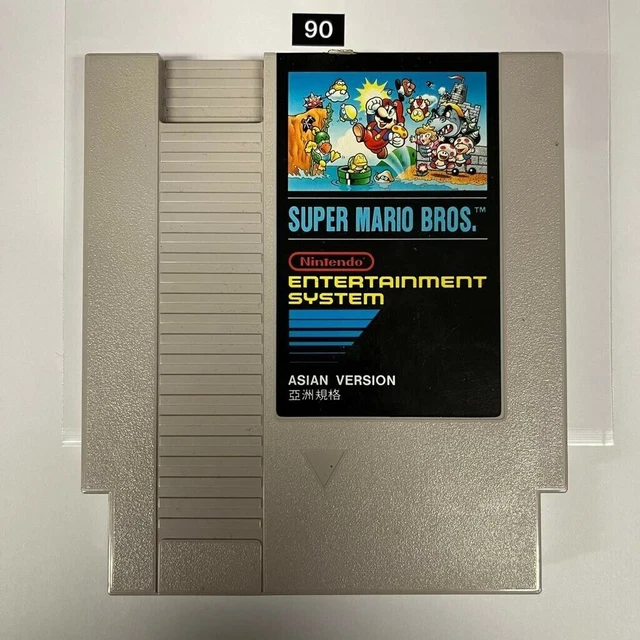 SUPER MARIO BROS Asian Version Nintendo Entertainment System NES Game ...