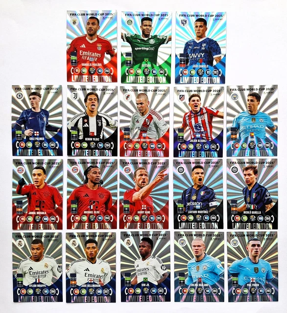 PANINI ADRENALYN XL FIFA Club World Cup 2025 - Limited Edition Cards ...