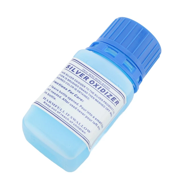 SILVER ANTIQUE SOLUTION 60ml Quick Acting Silver Oxidizer Solution Long ...