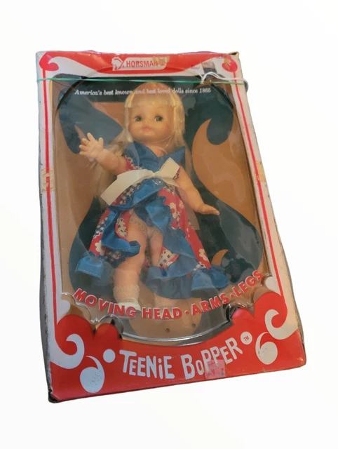 VINTAGE 70S DOLL Horsman 11" Teenie Bopper Baby Doll Style 1200 w ...