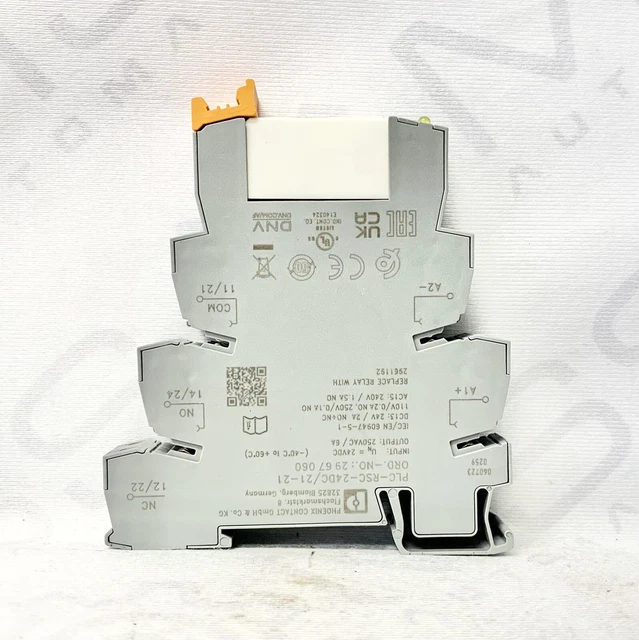 PHOENIX CONTACT PLC-RSC-24DC/21-21 Interface Relay Module 250VAC 6A DIN ...