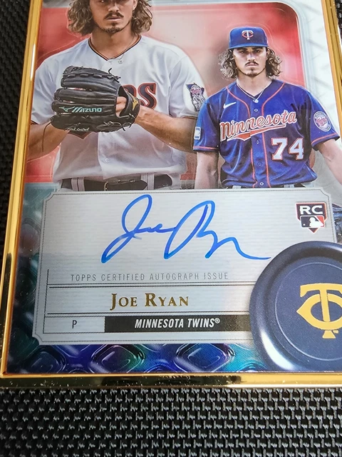 2022 TOPPS GOLD Label Joe Ryan ROOKIE ENCADRÉ AUTOGRAPHE EUR 0,91 ...