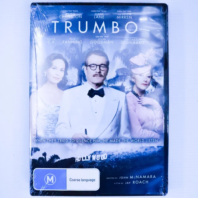 NEW TRUMBO (DVD, 2015) Bryan Cranston, Diane Lane - Biography Drama ...