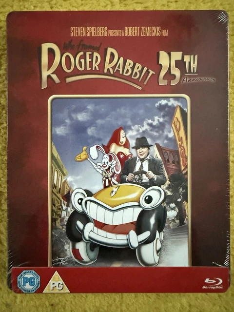 WHO FRAMED ROGER Rabbit 25th Anniversary Blu Ray Steelbook New & Sealed ...