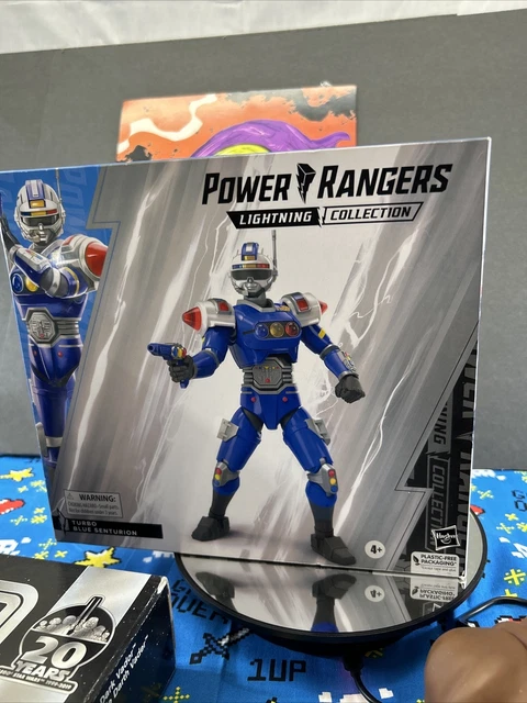 HASBRO POWER RANGERS Lightning Turbo Blue Senturion Deluxe 6-Inch ...