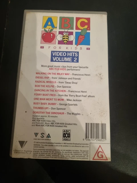 ABC FOR KIDS Volume 2 VHS ABC Video 1992 V12 £15.77 - PicClick UK