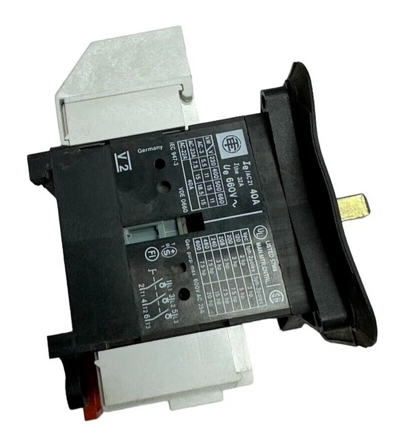 TELEMECANIQUE AC-21 MANUAL Motor Control40A, 660V, AC21 **Free Shipping ...