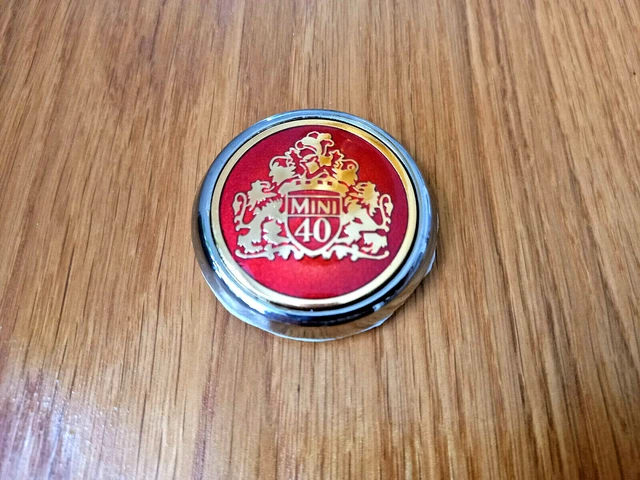 CLASSIC MINI COOPER S 40 LE Mpi Unused Bonnet Badge Rare Rover Works ...