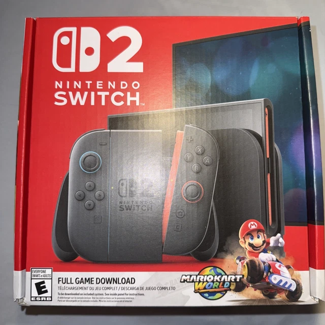 NINTENDO SWITCH 2 Mario Kart World Bundle Console & Game - Brand New ...