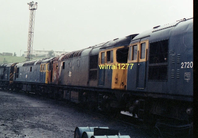 ORIGINAL RAILWAY PHOTOGRAPHIC negative Class 27 27044 at Eastfield £3. ...