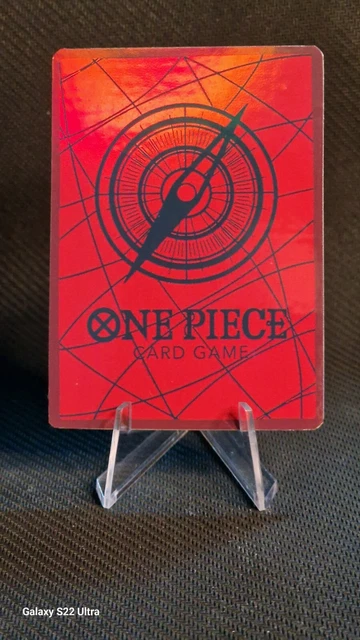 ONE PIECE TCG Boa Hancock Custom Holographic Red DON!! + Holo Red Back ...