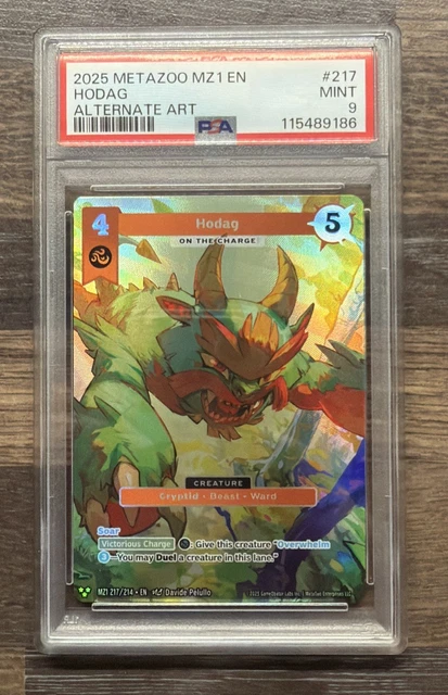 2025 METAZOO BASE Set- Alternate Art- Hodag Psa 9 - Mz1 217/214 £187.90 ...