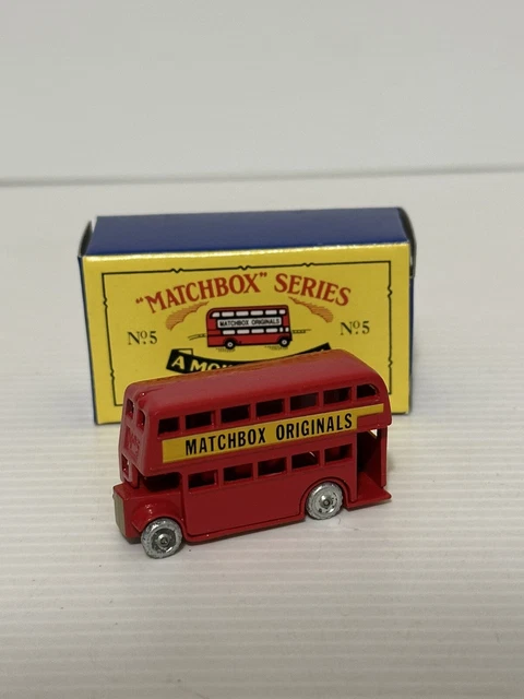 MATCHBOX MOKO SERIES No. 5 ROUTEMASTER BUS 1980s RE-ISSUE MADE IN CHINA ...