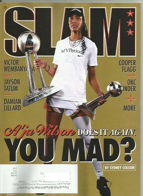 SLAM MAGAZINE (DECEMBER 2023/January 2024) WNBA CHAMPION FINALS MVP A ...