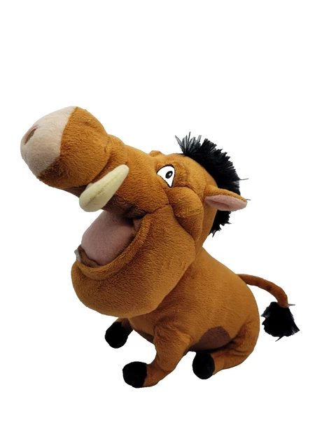 PUMBA THE WARTHOG DISNEY THE LION KING 11"DISNEY PLUSH SOFT CUDDLY TOY ...