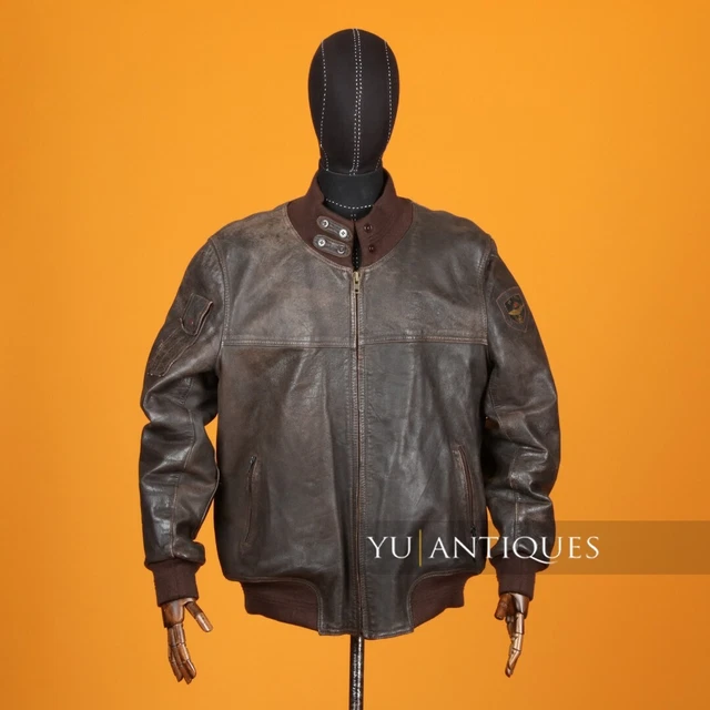 ORIGINAL JNA YPA Yugoslav Peoples Army Air Force Pilot Brown Leather ...