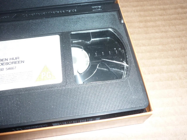 BEN HUR VHS Video Set Deluxe Widescreen Edition 35th Anniversary ...