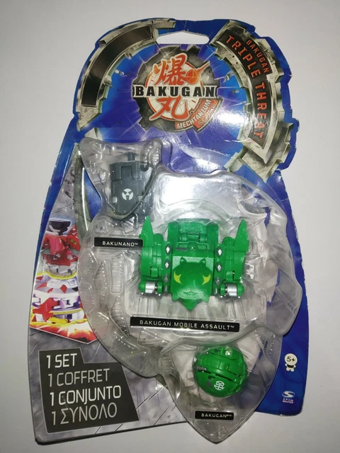 BAKUGAN VERT VENTUS Triple Threat-AXELLOR + bombaplode! mechtanium ...