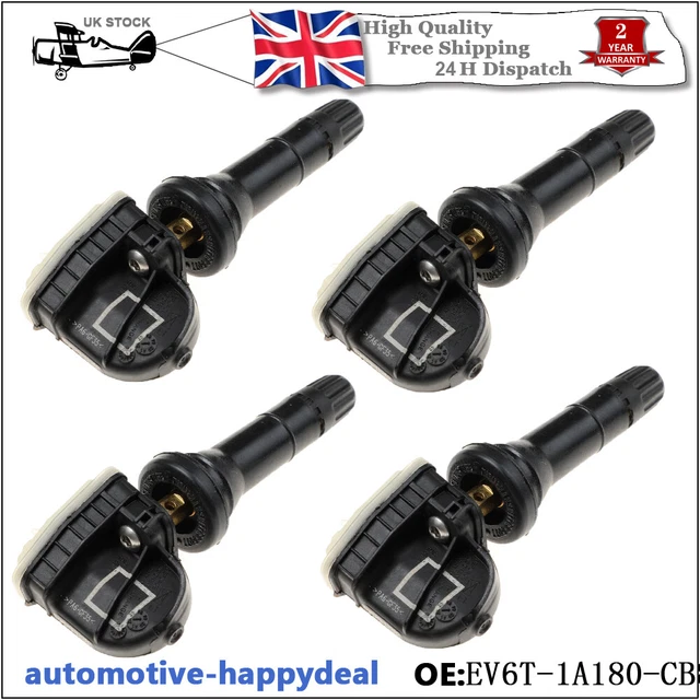 4PCS TPMS TYRE Pressure Sensor 1862980 203683 For Ford Focus Fiesta C ...