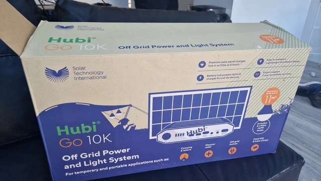 SOLAR POWERED HUBI 10K Caravan Battery Power System £130.72 - PicClick UK