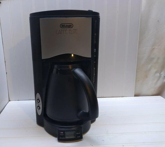 DELONGHI ELITE AUTOMATIC Drip Coffee Maker Machine 10cup Thermal Carafe ...