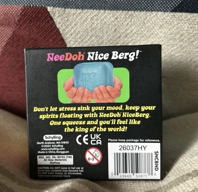 SCHYLLING NEEDOH NICE Berg Giant NeeDoh Cube Sensory Squeeze Toy $35.04 ...