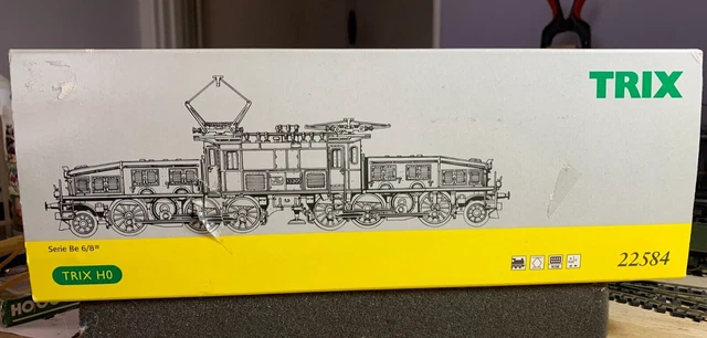 TRIX CROCODILE SBB Krokodil Serie BE 6/8 22584 - boxed - new only ...